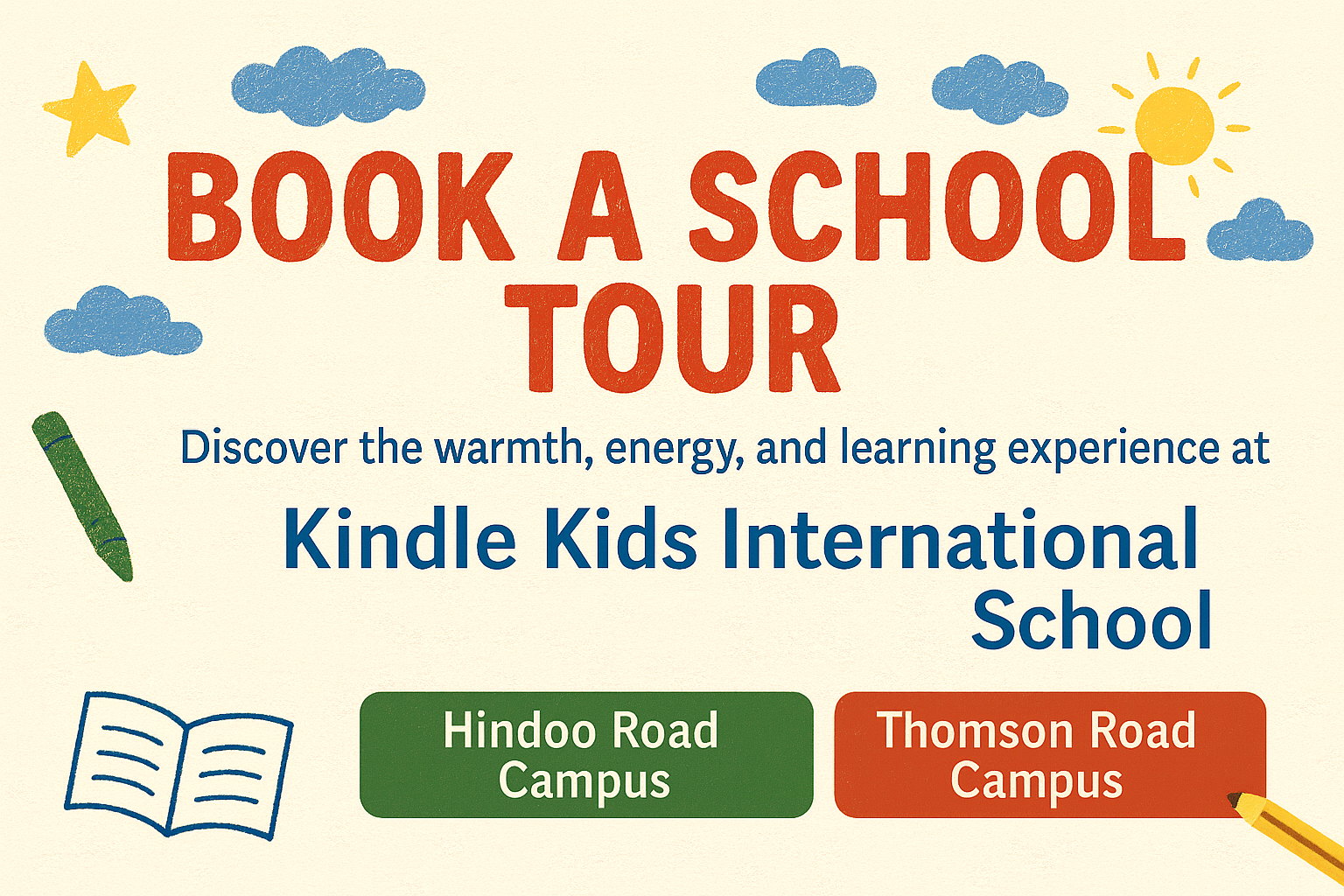 Book A Tour – Kindle Kids International School